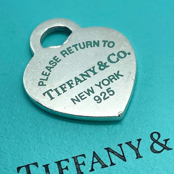 Tiffany & Co. | Jewelry | Tiffany Co Rare Blue Enamel Letters Font ...